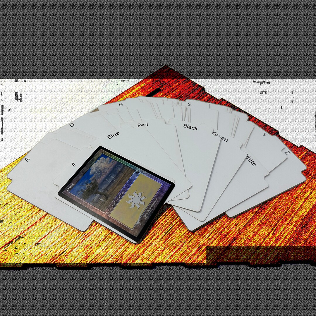 Laser Cut Cardstock ABC Separators 1-pack - Etsy