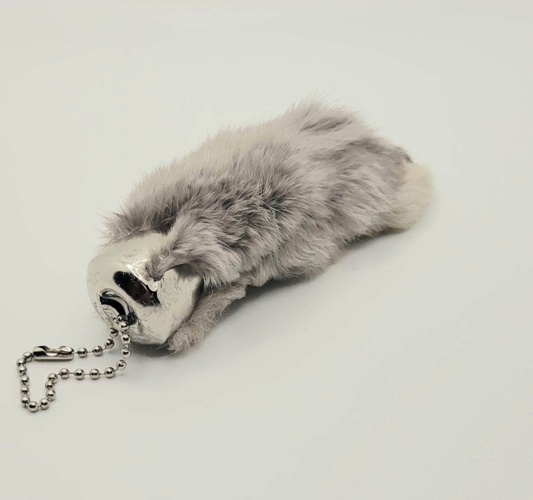 Rabbit Foot Key Chain - Etsy