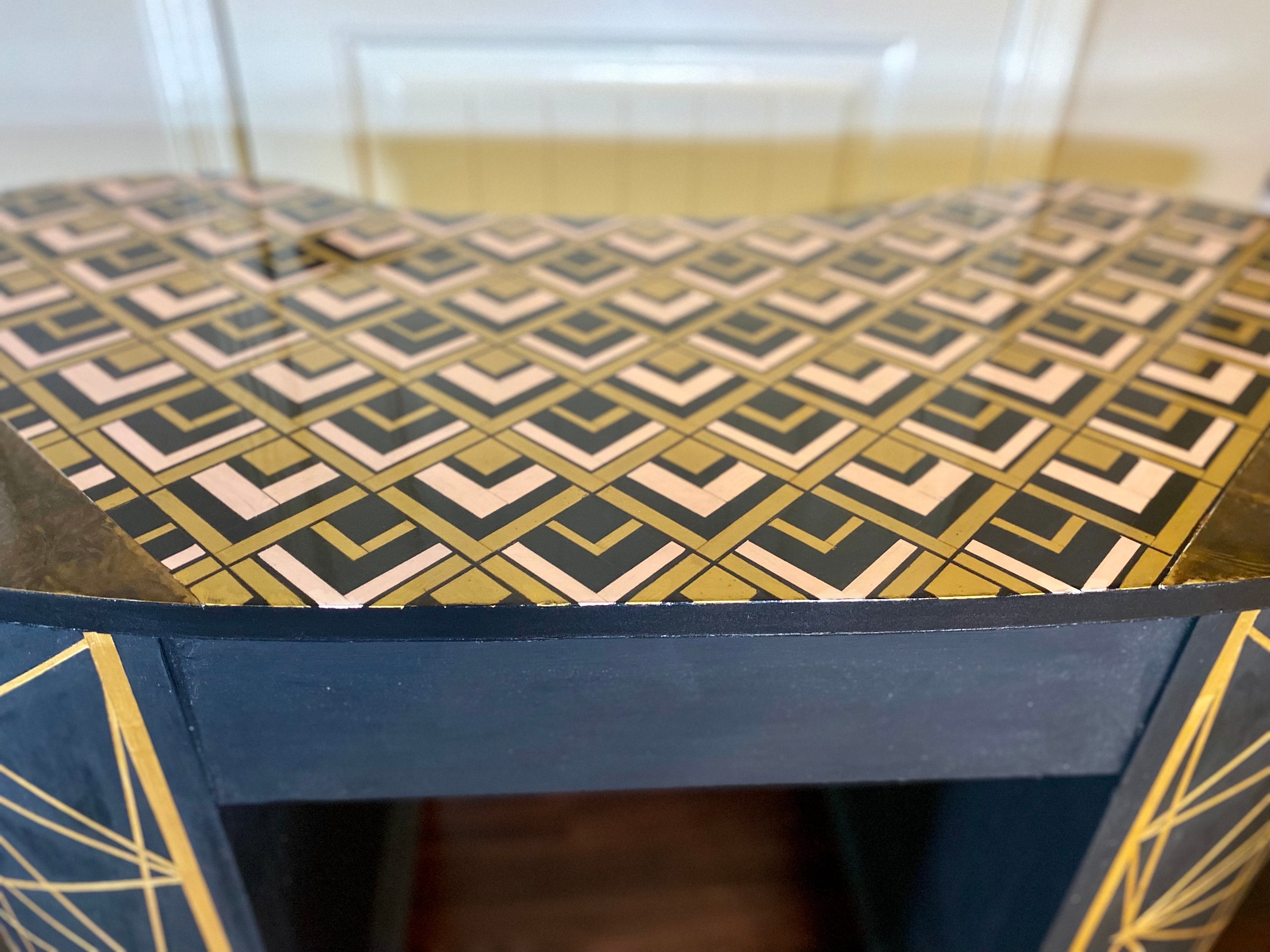 Art Deco Desk Etsy