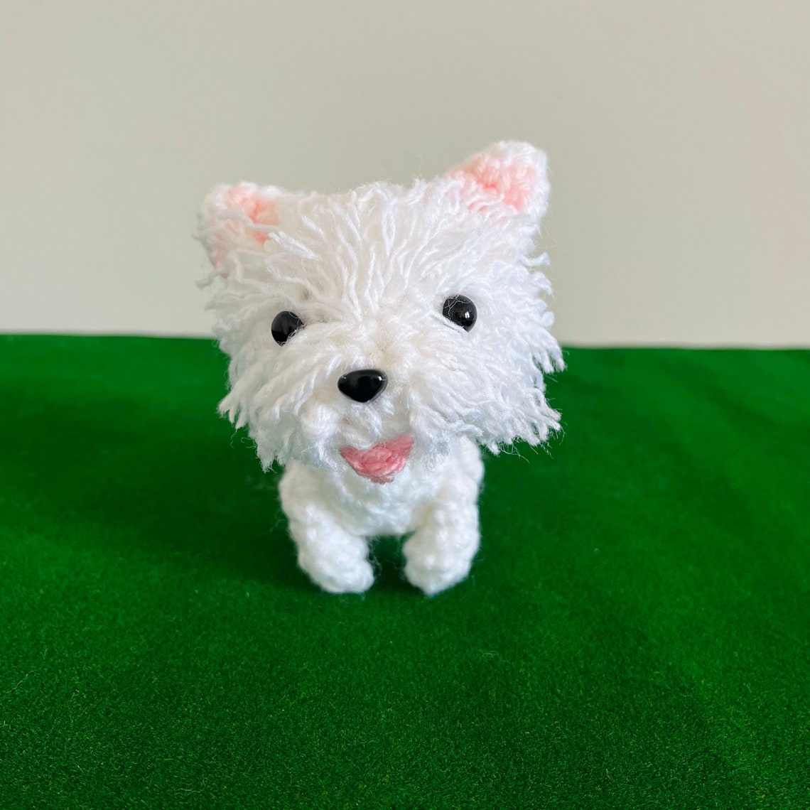 Mini Westie Crochet PDF PATTERN West Highland White Terrier Westie ...