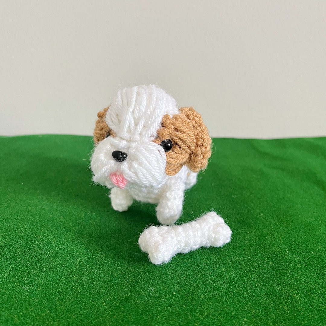 Mini Shih Tzu Crochet [PDF PATTERN] ~ Shih Tzu Amigurumi ~ Crochet Dog ...