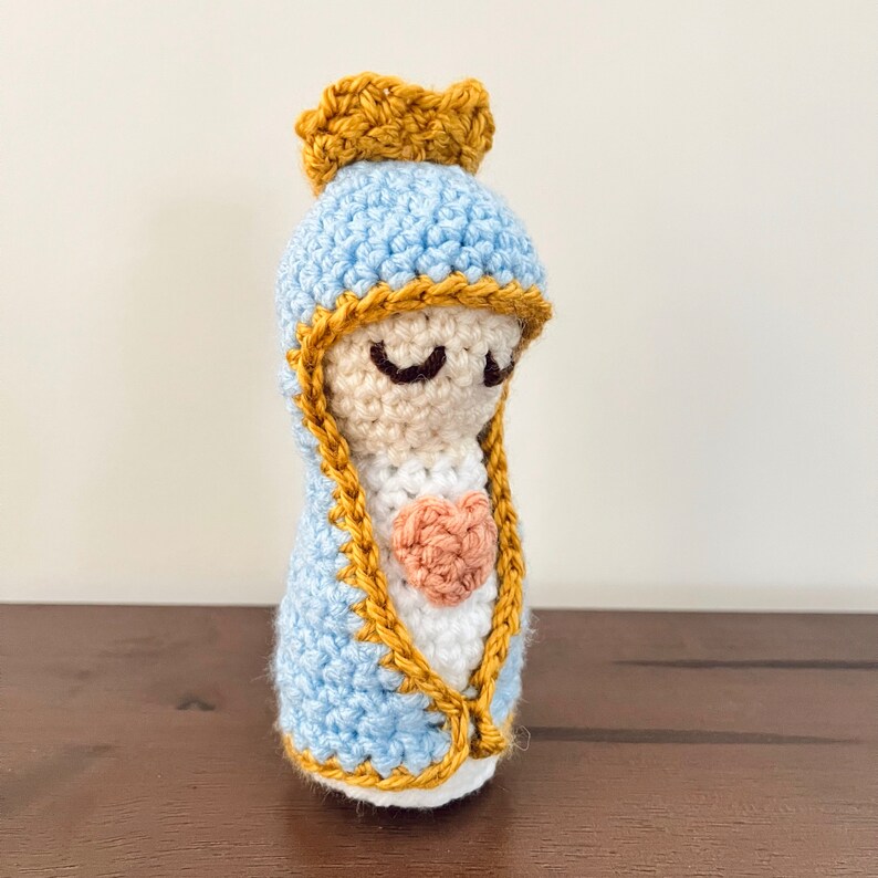 Mother Mary Crochet [PDF PATTERN] ~ Virgin Mother of God ~ Mother of ...
