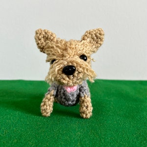 Mini Yorkie Crochet PDF PATTERN ~ Yorkshire Terrier ~ Yorkie Dog ...