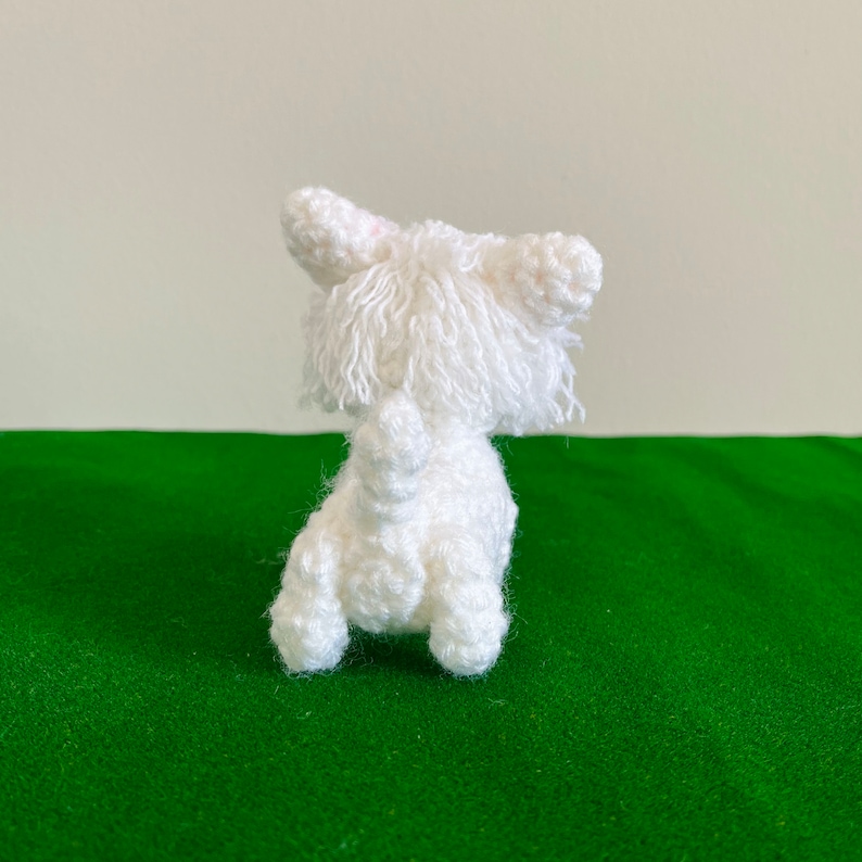 Mini Westie Crochet PDF PATTERN West Highland White Terrier Westie ...