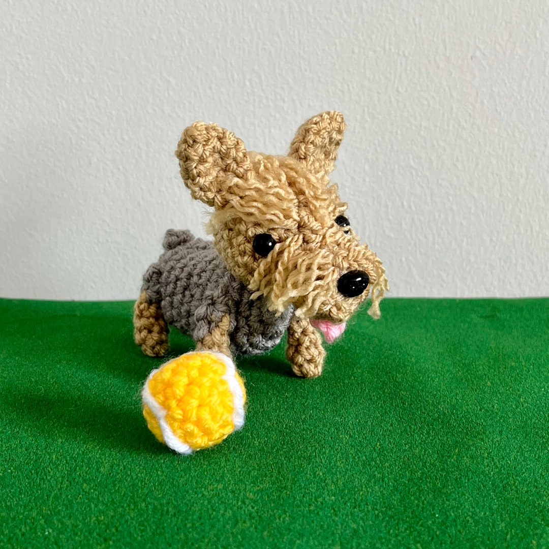 Mini Yorkie Crochet [PHYSICAL DOLL] ~ Yorkshire Terrier Crochet ~ Dog ...