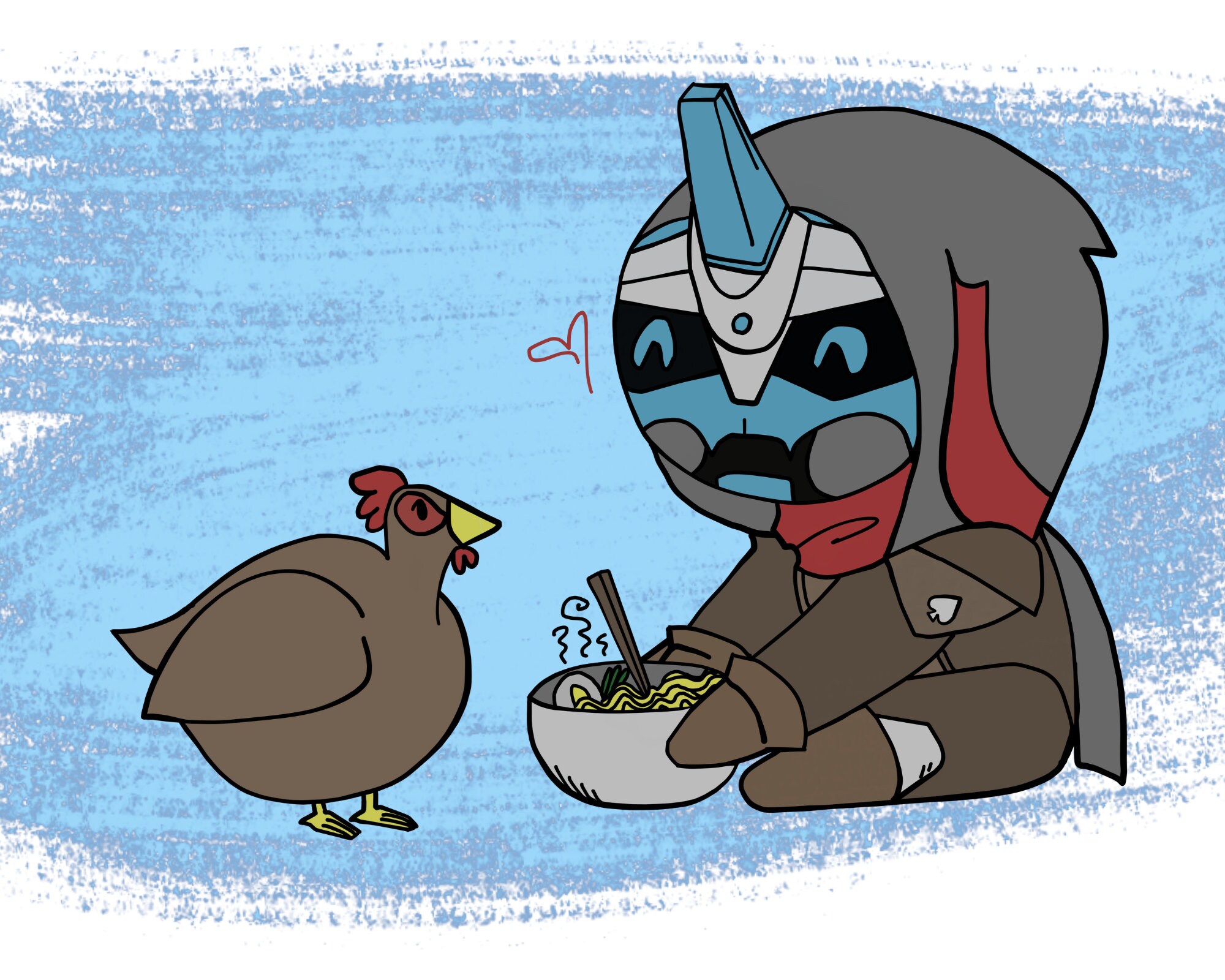 Destiny 2 Wall Art, Cayde and Colonel, Ramen, Gamer Gifts - Etsy