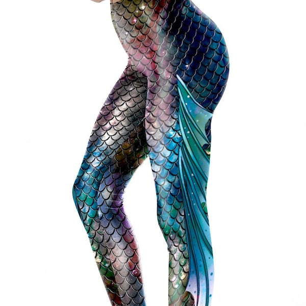 Mermaid Leggings - Etsy