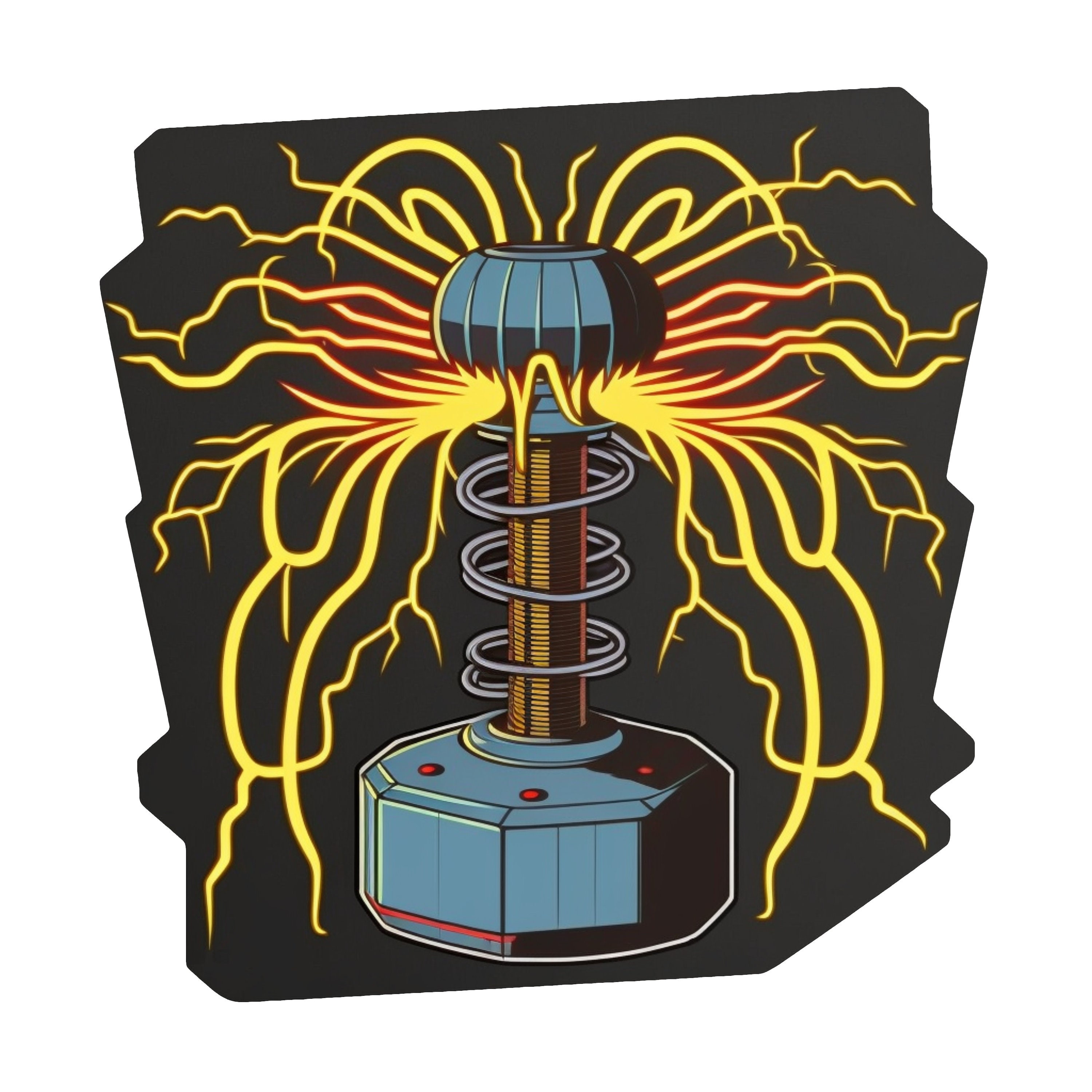Nikola Tesla Stickers Digital Download PNG SVG JPG Clipart Famous ...