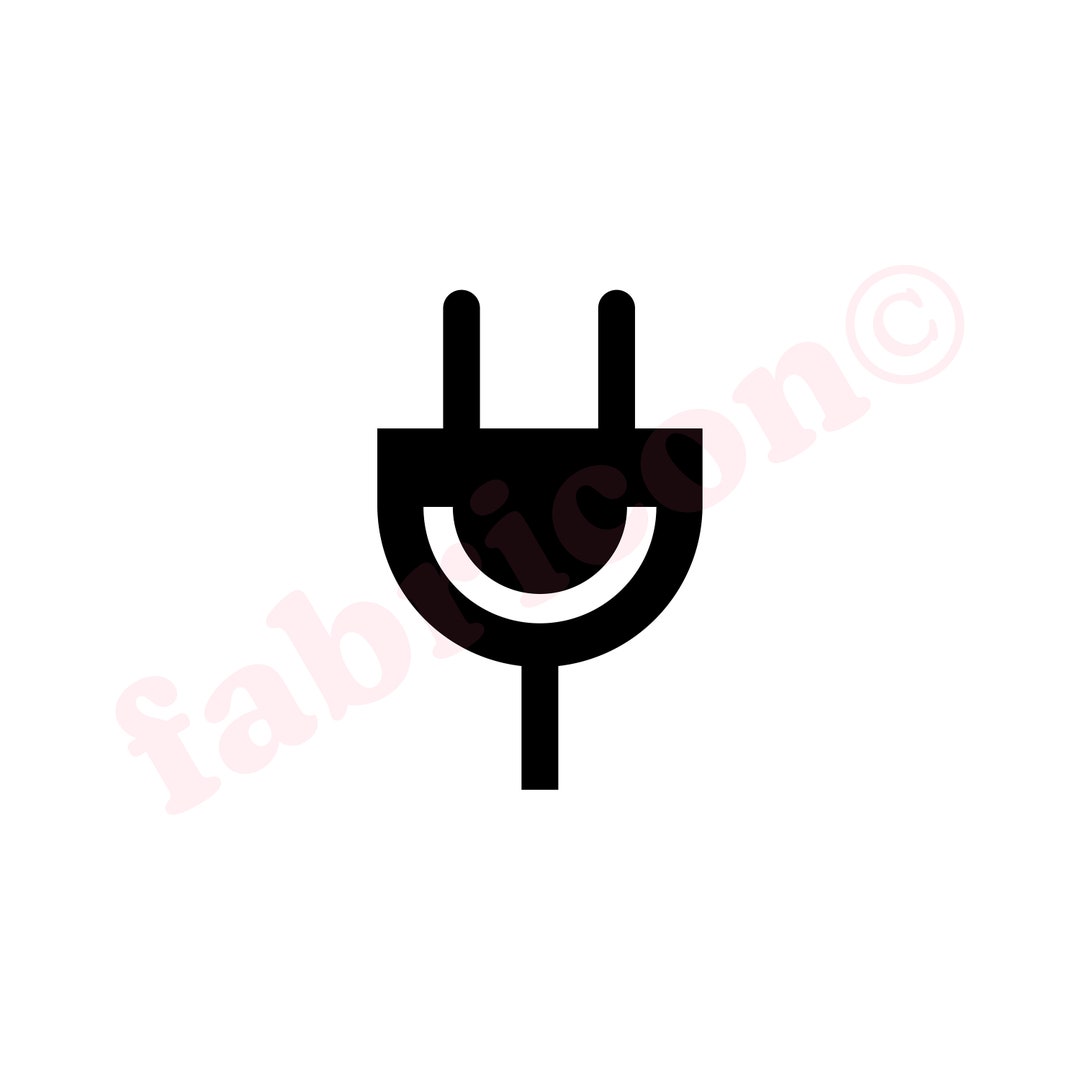 Say Watt It's the happy Plug Icon. SVG, Ai, EPS Files. - Etsy