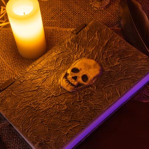 Customized Old Creepy Horror Halloween Art Sketch Spell Book With ...