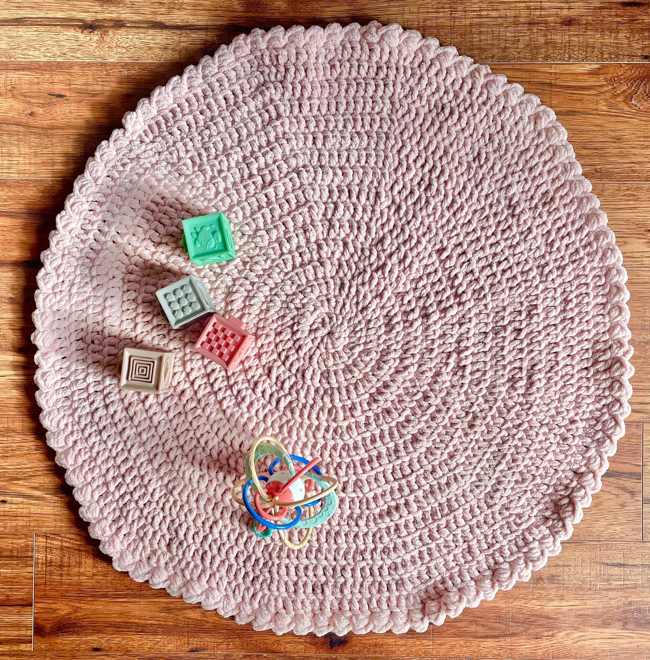 CROCHET PATTERN | Jojo Tummy Time Mat, Baby Playmat, PDF Digital ...