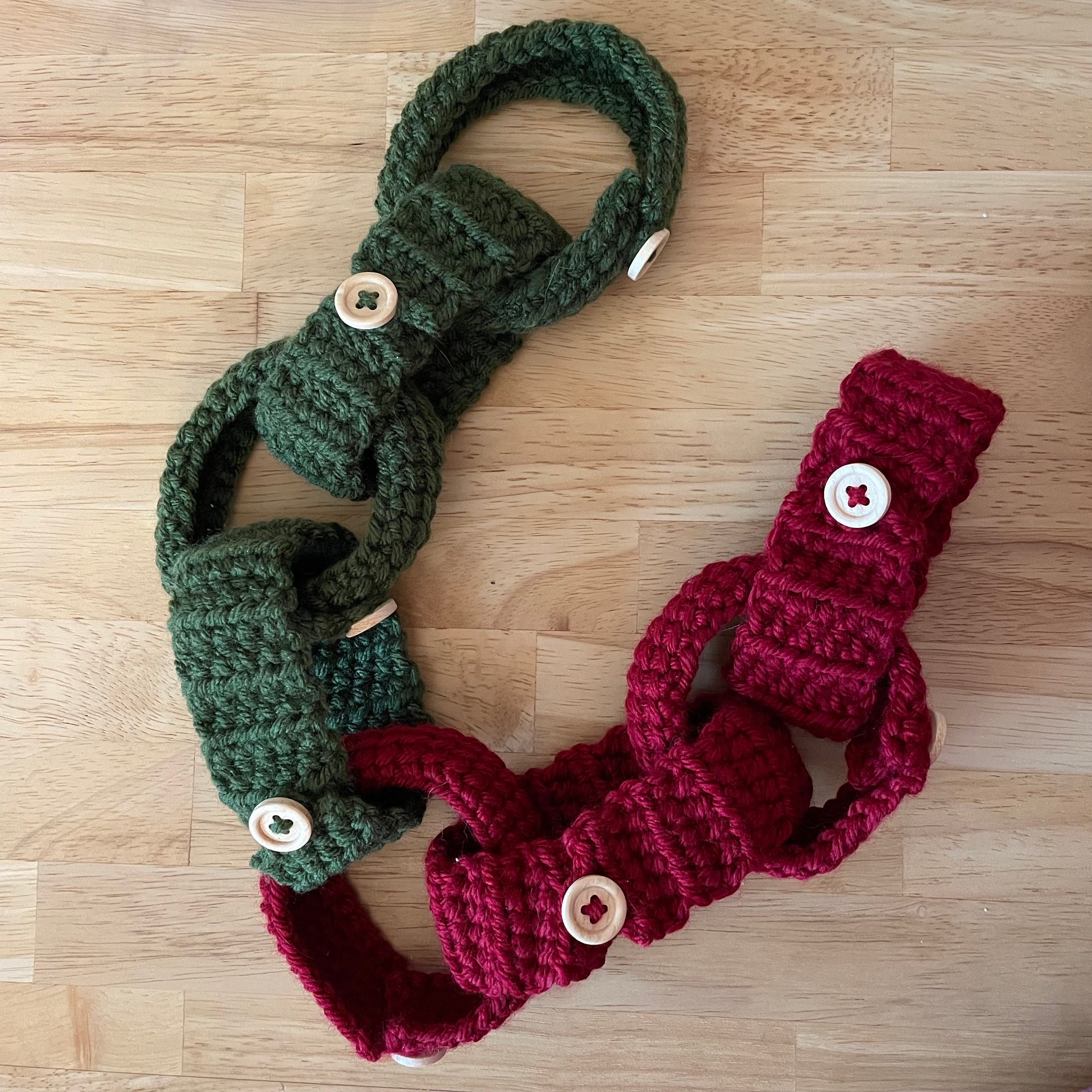 CROCHET PATTERN Christmas Paper Chain Pattern Crochet Countdown ...