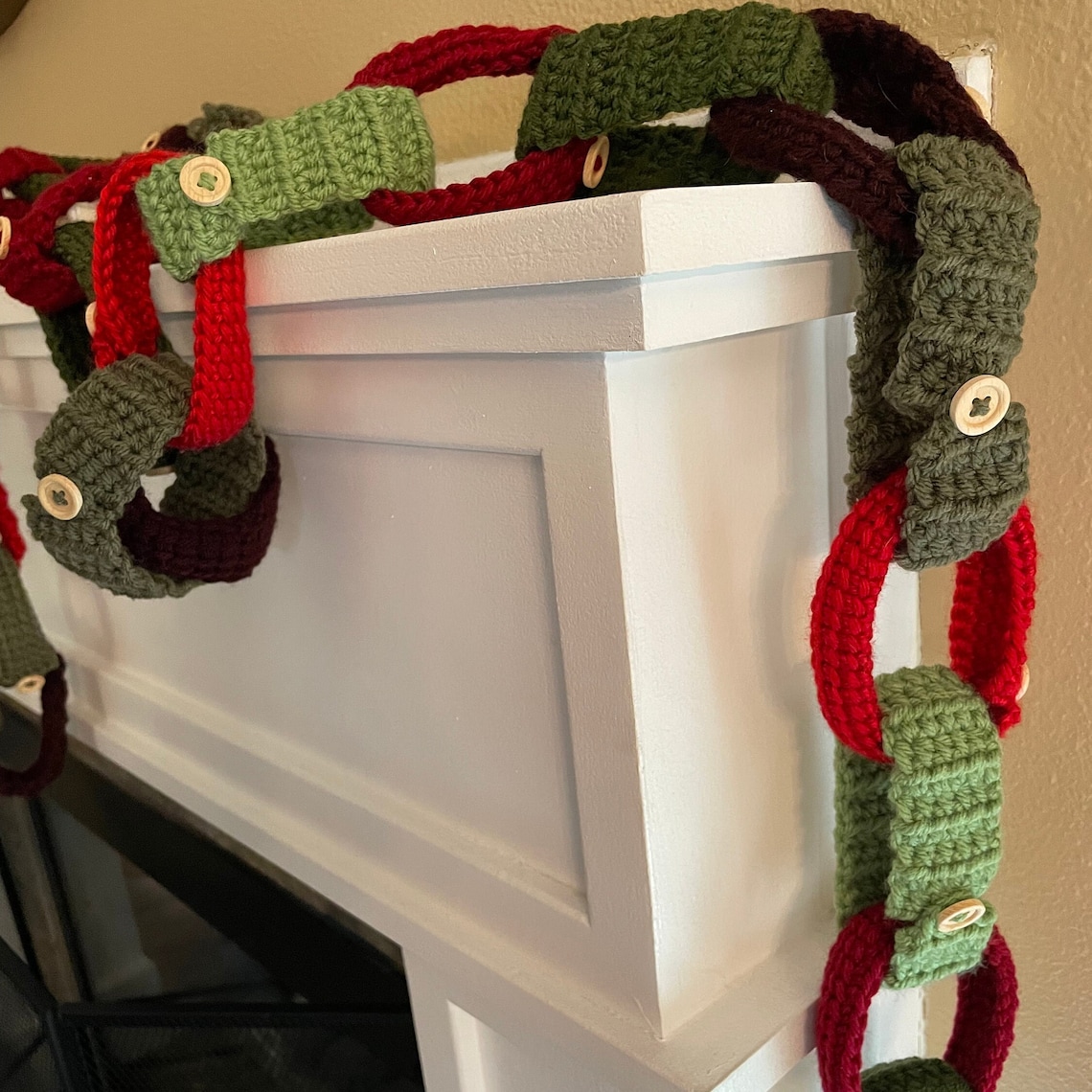 CROCHET PATTERN Christmas Paper Chain Pattern Crochet Countdown ...