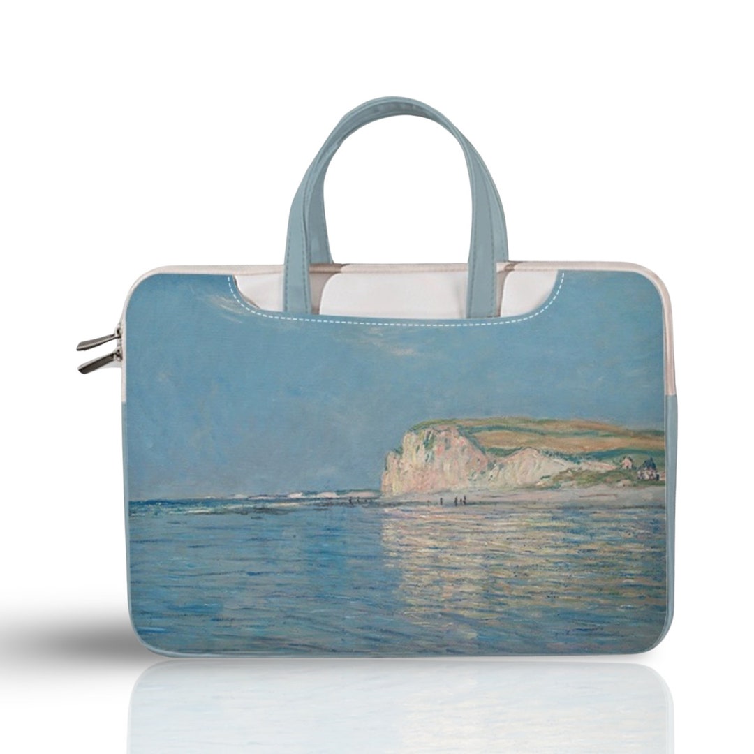Claude Monet Laptop Bag "low Tide at Pourville, Near Dieppe 1882 ...