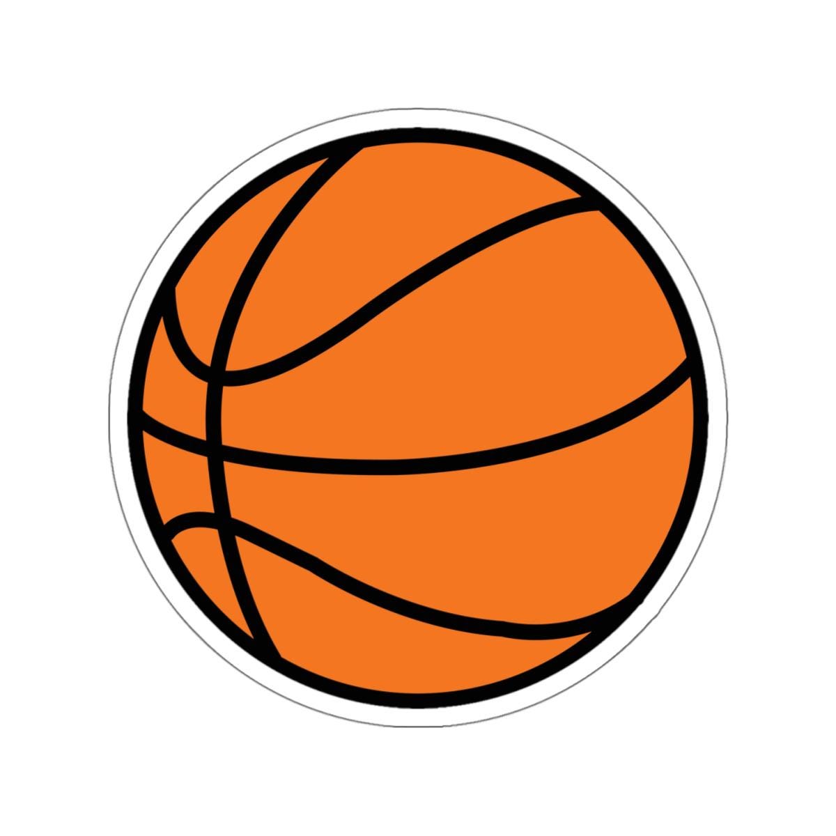 Basketball Cut Stickers // Sports Decor, Gift for Athletes, School ...