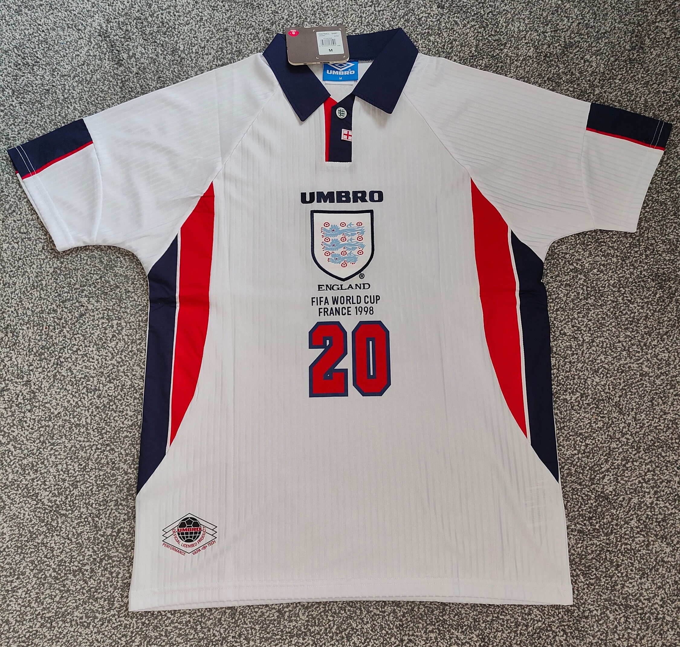 Rare Retro England 1998 World Cup France 98 Shirt Jersey Kit - Etsy