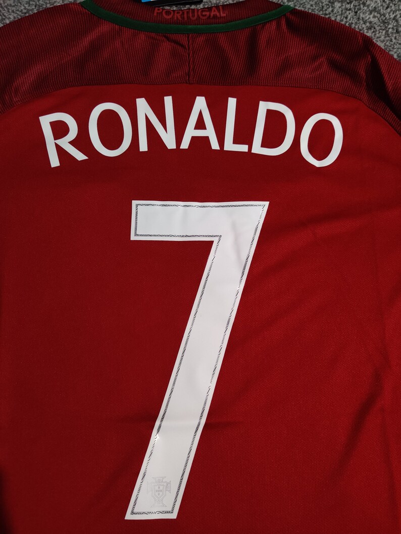 Portugal 2016 Euro 16 Final Champions Winners Shirt Jersey RONALDO 7 ...