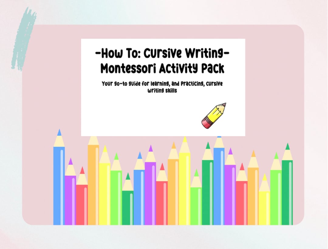 Cursive Writing: How To - Etsy