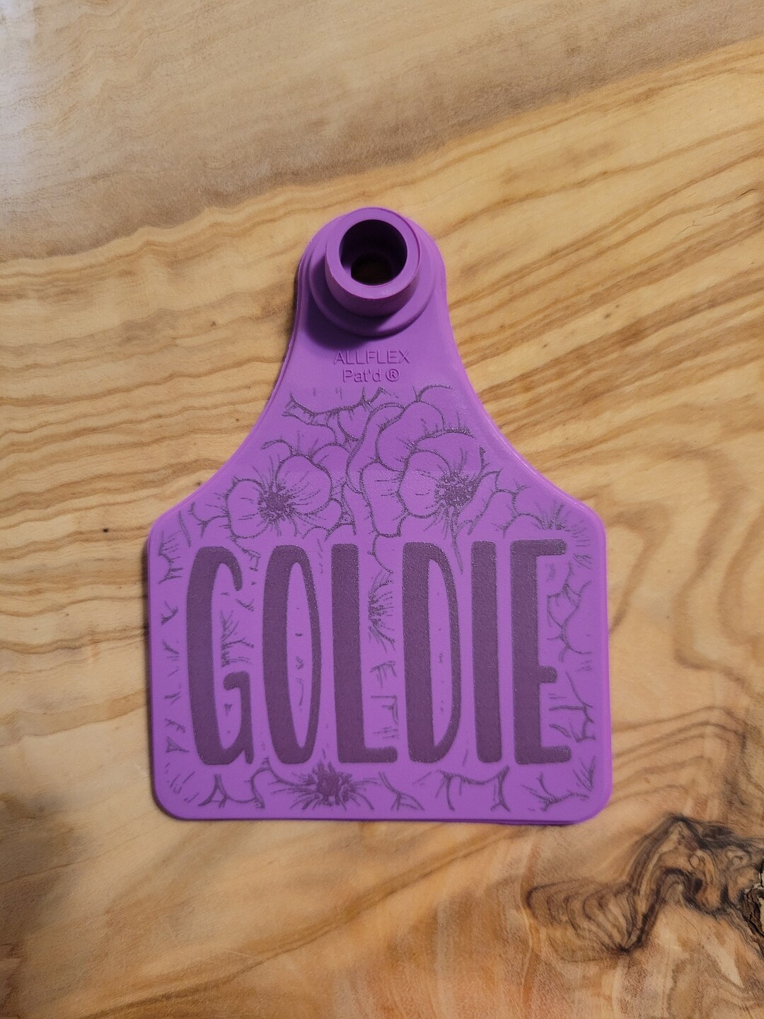 Allflex Large Livestock Animal Ear Tag 56 Engraved Identification ...