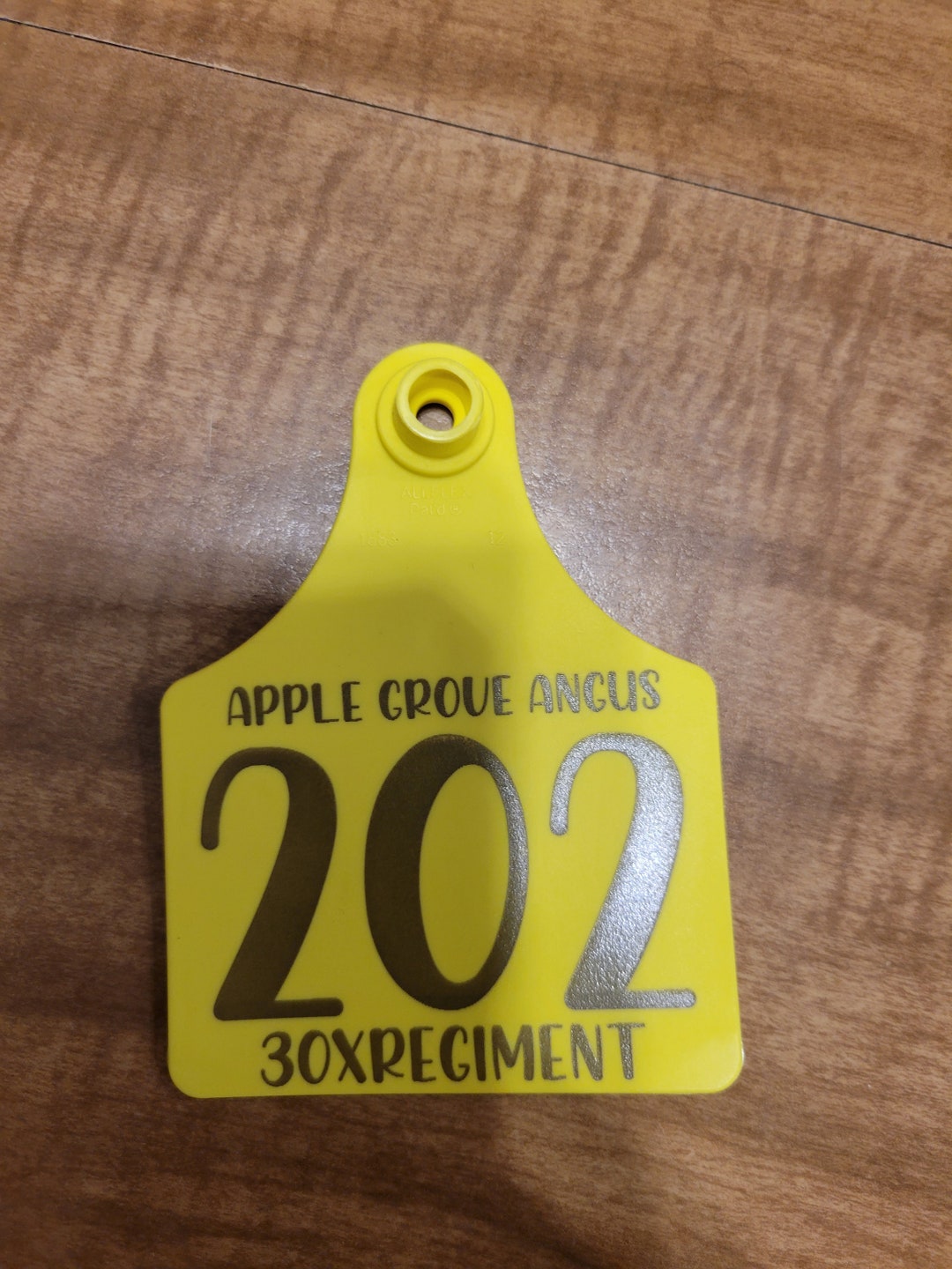 Number With 2 Lines of Text Allflex Maxi Livestock Animal Ear Tag 52a ...