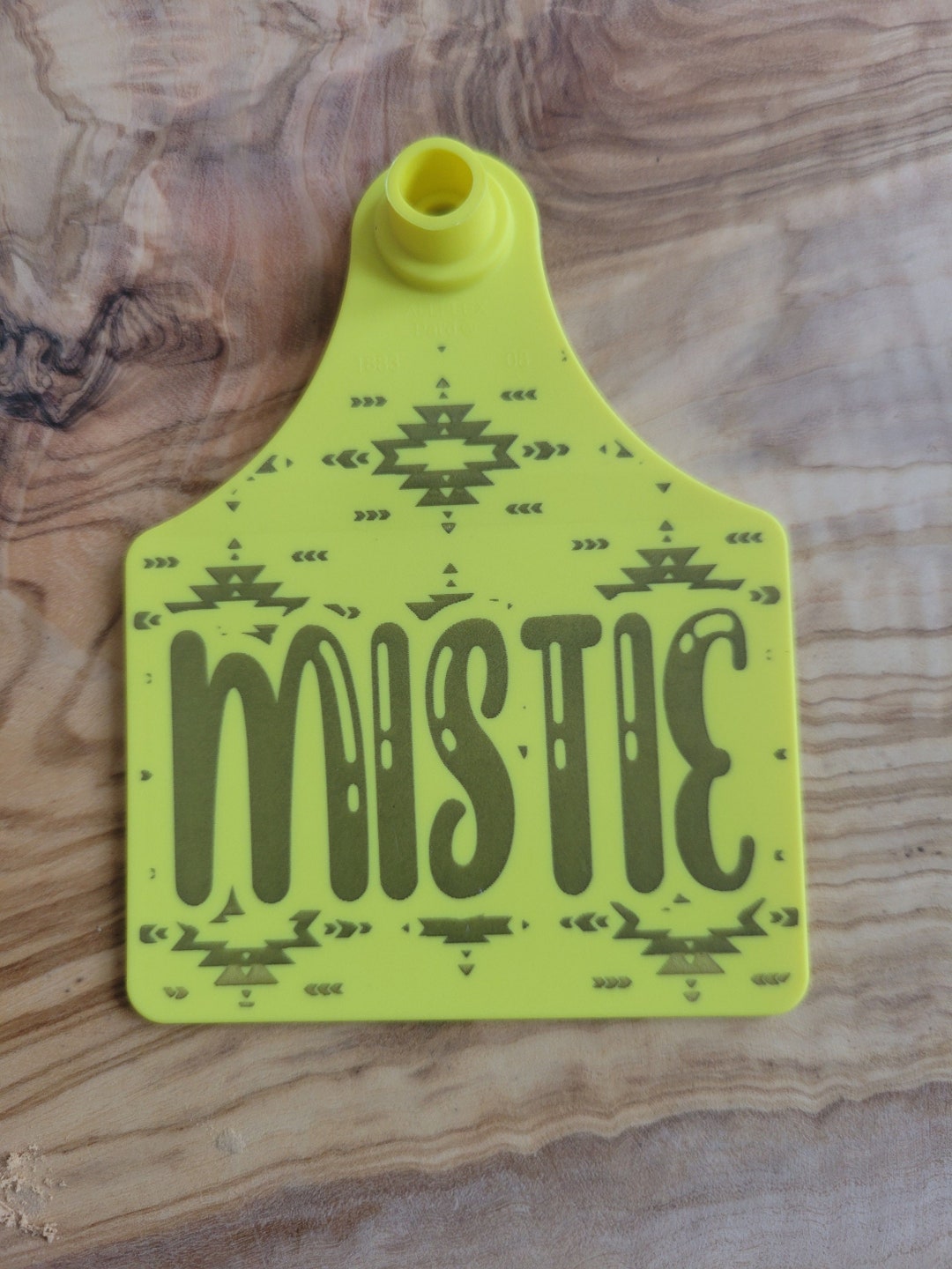 Allflex Maxi Livestock Animal Ear Tag 4 Engraved Identification Cattle ...