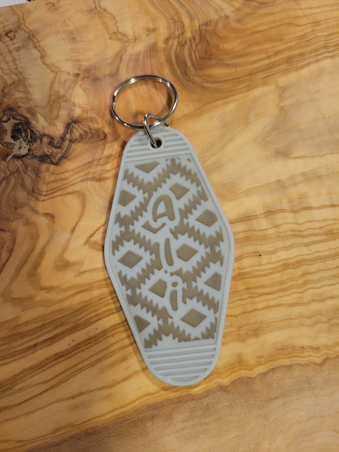 Vintage Style Motel Keychain Custom Personalized Name 2 - Etsy