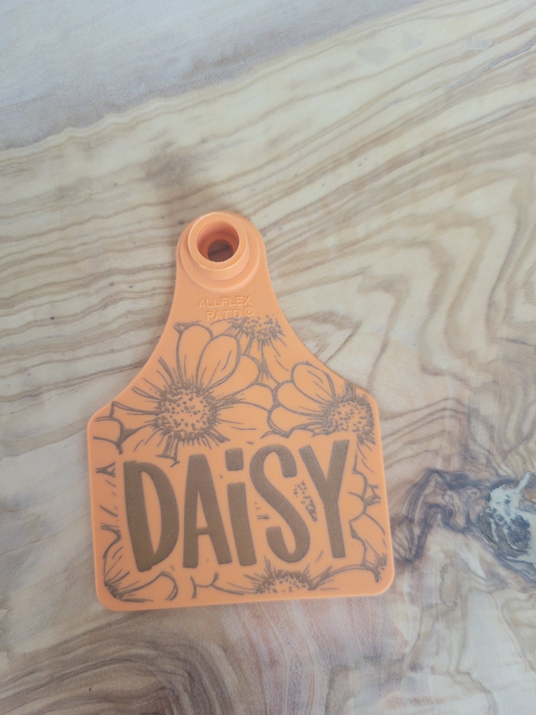 Allflex Large Livestock Animal Ear Tag 55 Engraved Identification ...