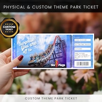 Printable KIDS WATER PARK Surprise Reveal Ticket︱kids Experience Gift ...