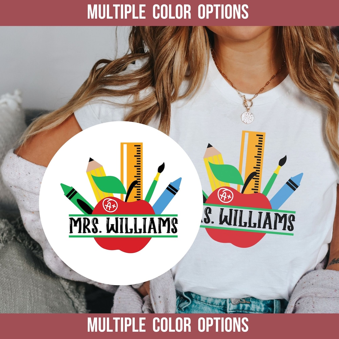 Personalized Teacher Shirt, Teacher Gift, Teacher Appreciation, Gift ...