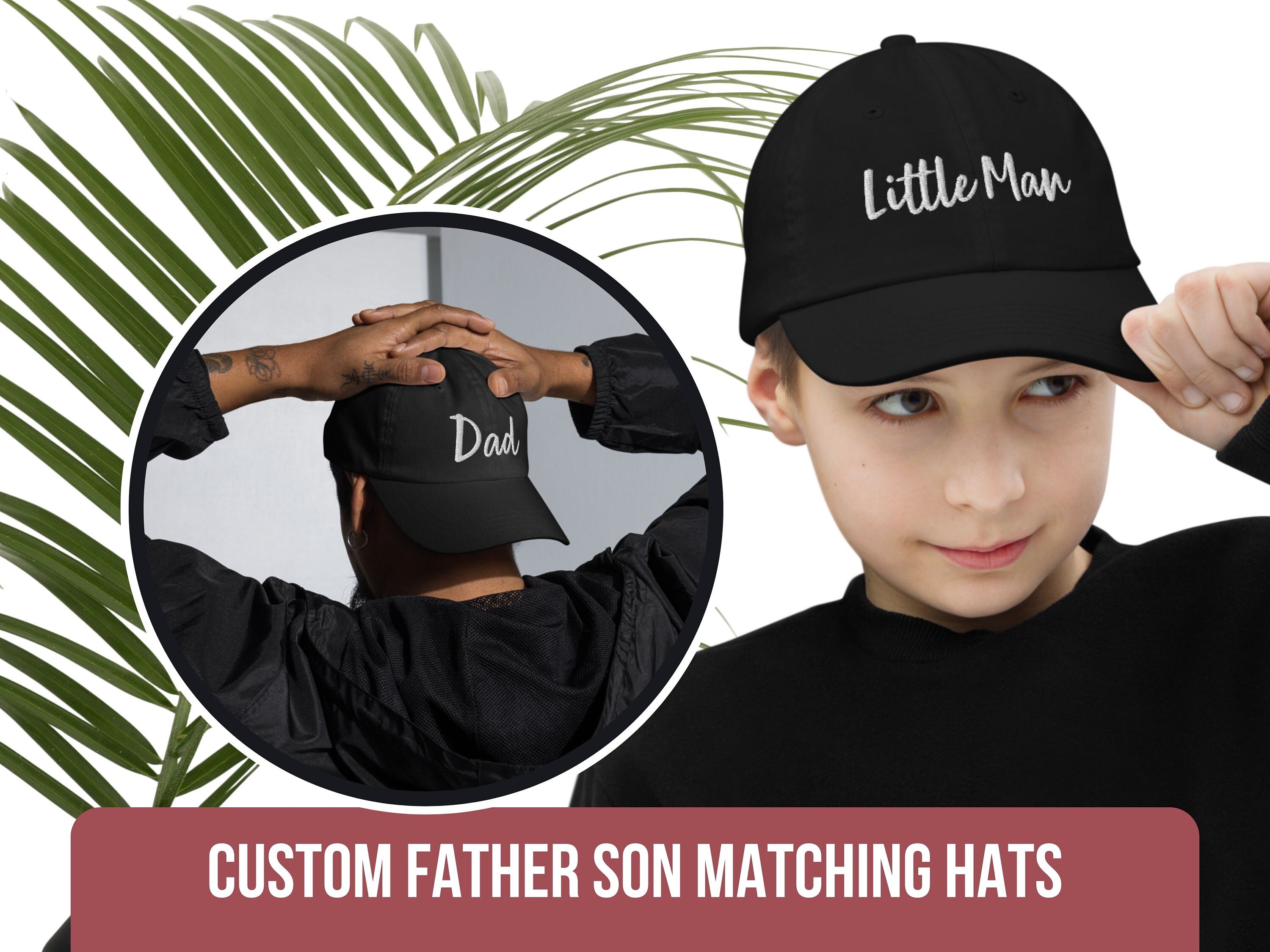 Daddy and Me Baseball Cap, Father and Son Hat, Father's Day Gift ...
