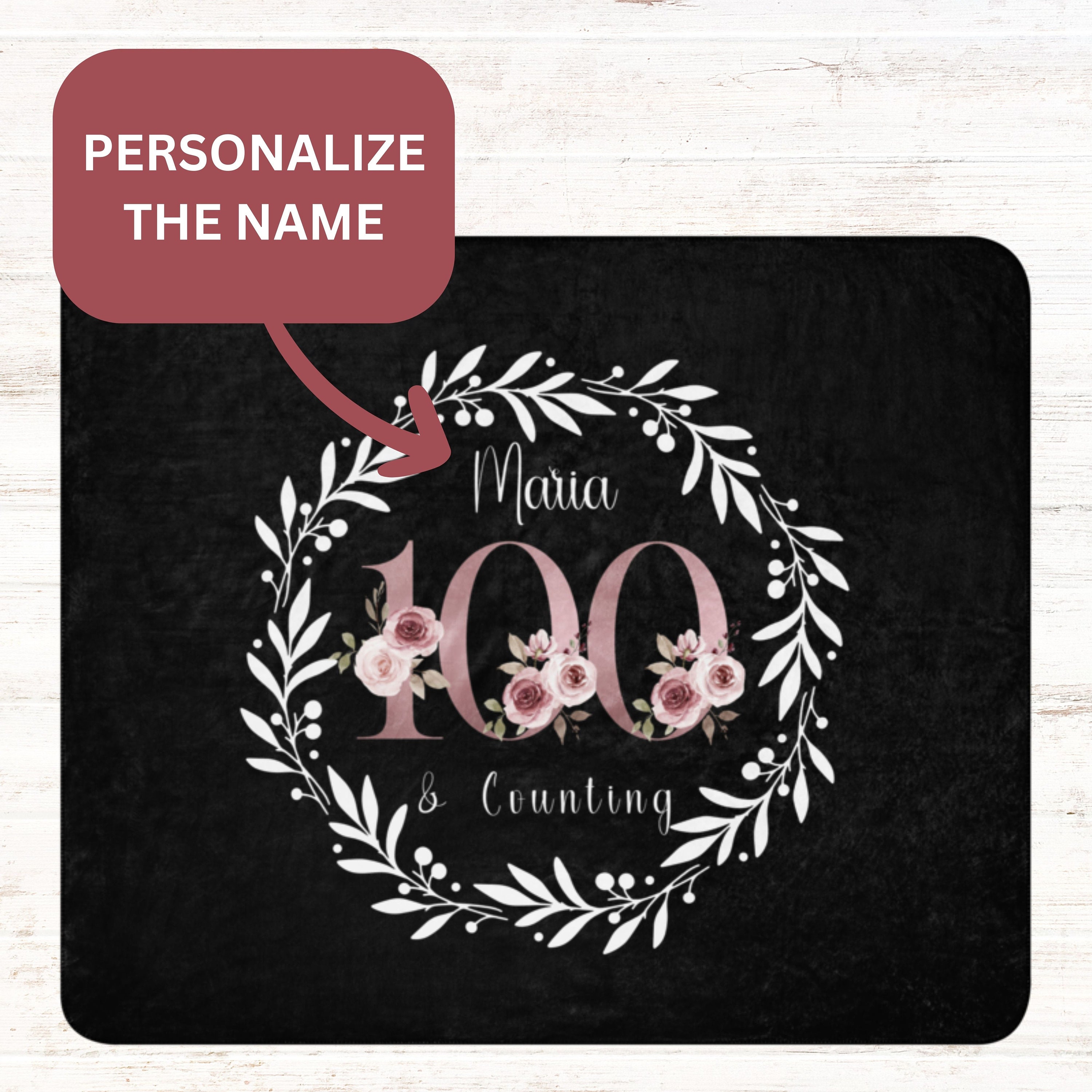 Unique Keepsake for a Milestone Birthday: Personalized 100th Birthday ...