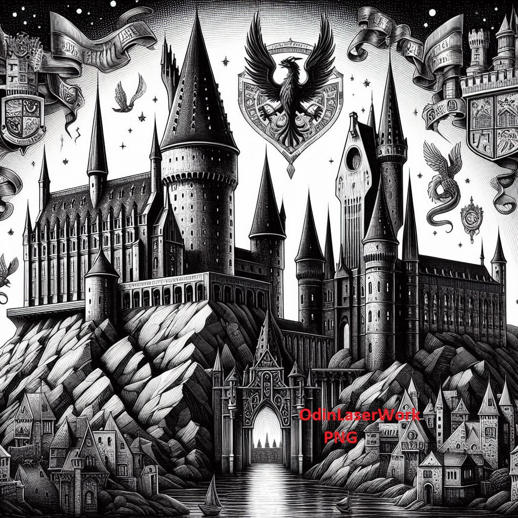 Wizard Castle PNG - Etsy