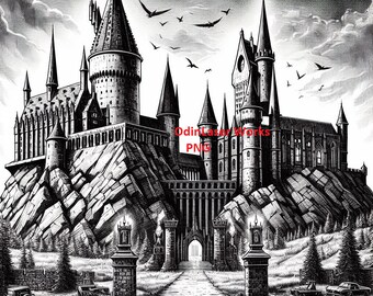 Wizard Castle PNG - Etsy