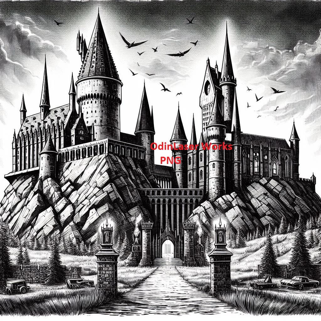 Wizard Castle PNG - Etsy