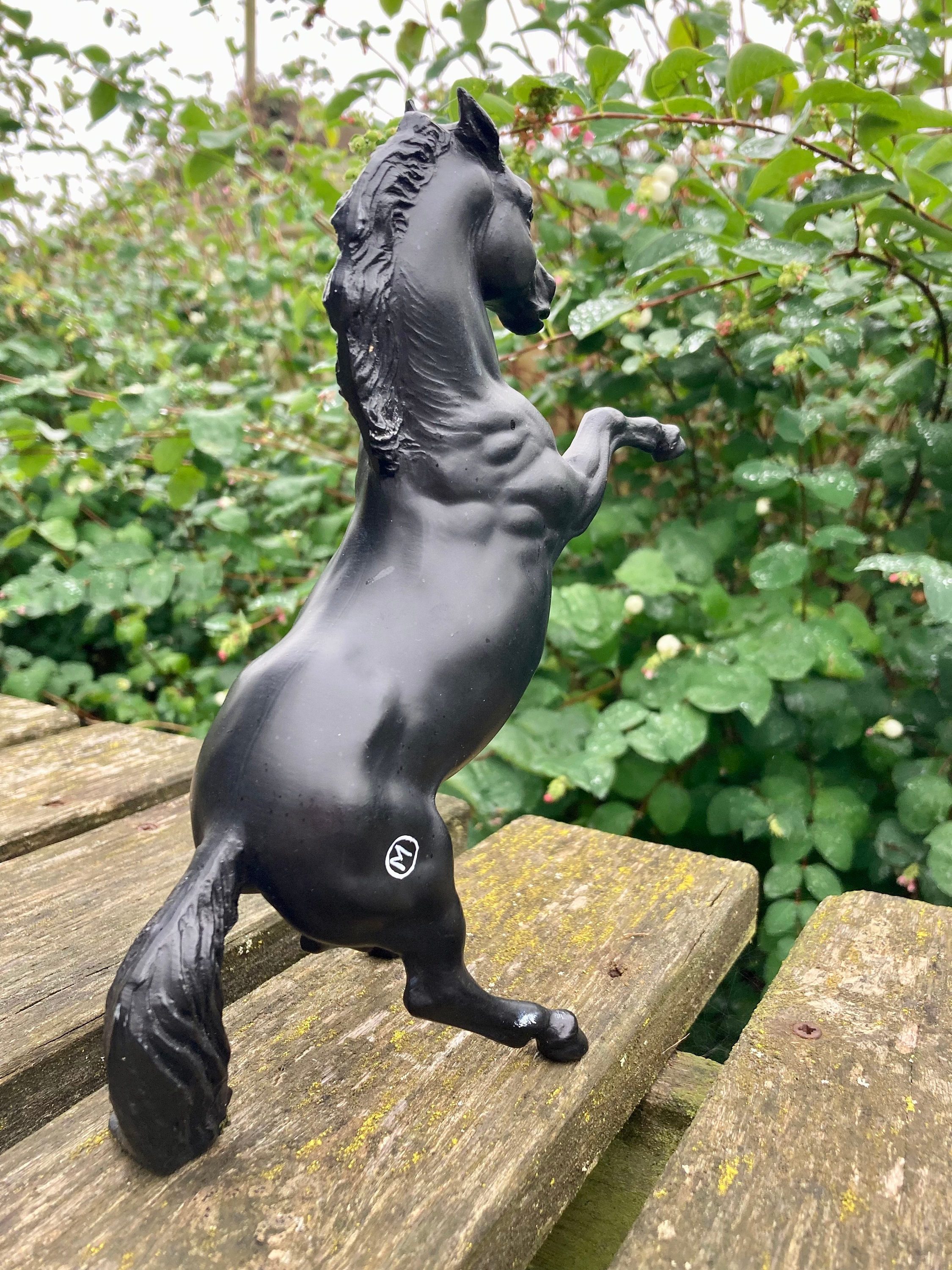 Breyer Classic Rearing Stallion Midnight Bronco 957 Produced - Etsy