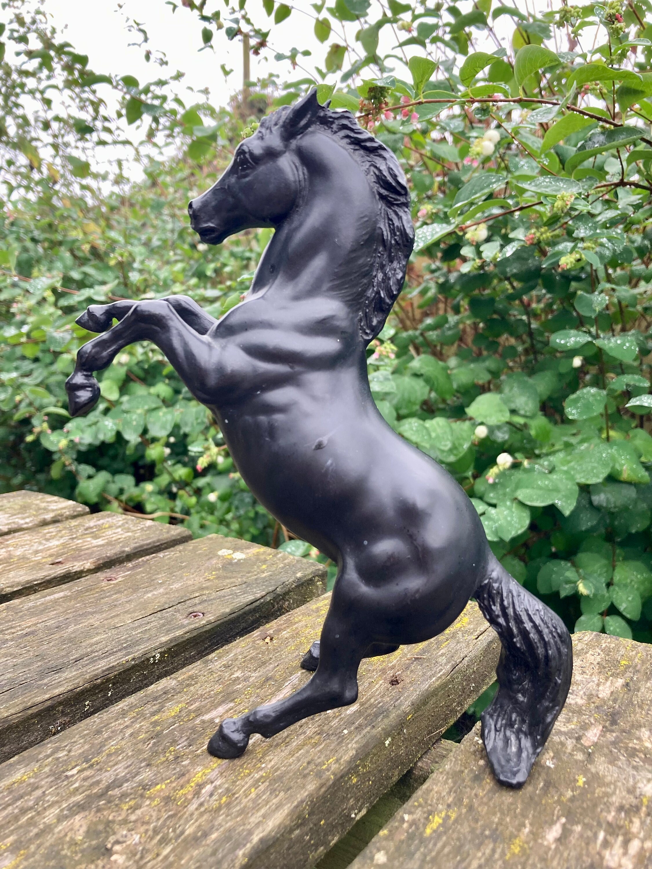 Breyer Classic Rearing Stallion Midnight Bronco 957 Produced - Etsy