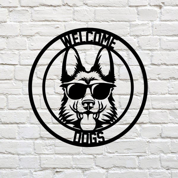 Metal Dog Sign - Etsy