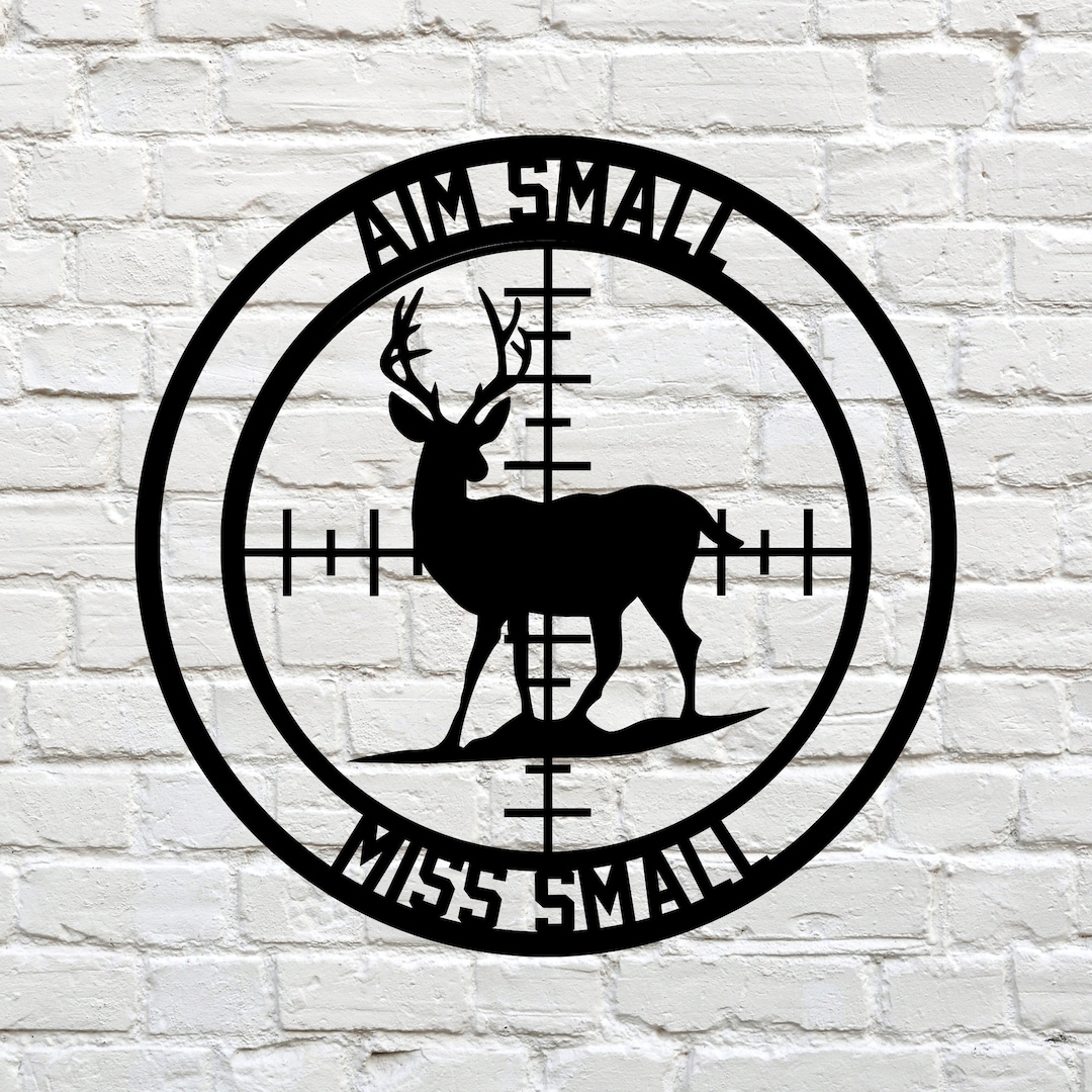 Metal Sign, Custom Metal Deer Sign, Personalized Sign, Camp Sign, Camp ...