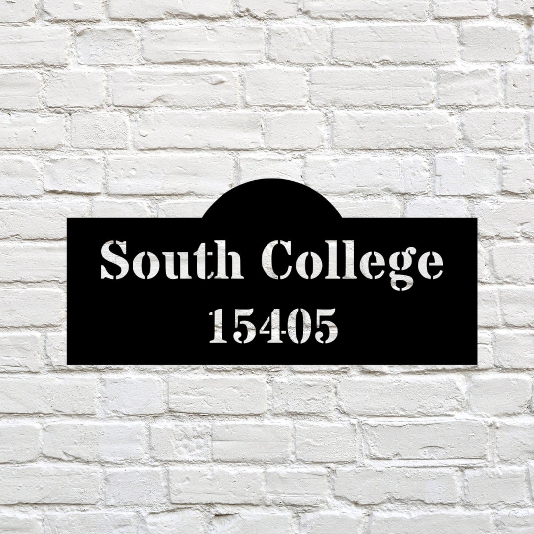 Personalized Mailbox Sign, Custom Mailbox Sign, Metal Patio Sign ...