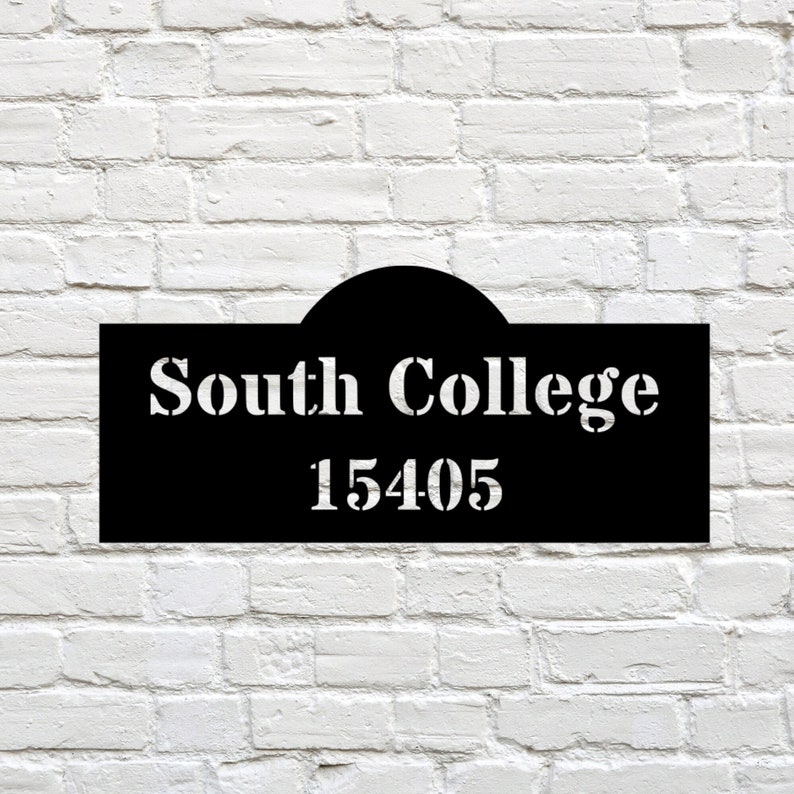 Personalized Mailbox Sign, Custom Mailbox Sign, Metal Patio Sign ...