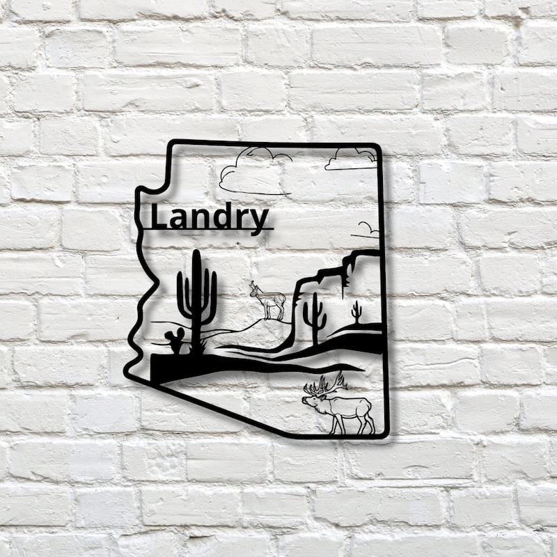 Arizona Metal Sign - Etsy