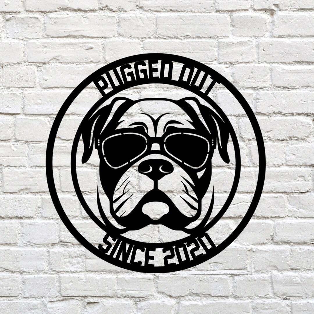 Metal Dog Sign, Custom Metal Sign, Personalized Sign, Front Door Sign ...