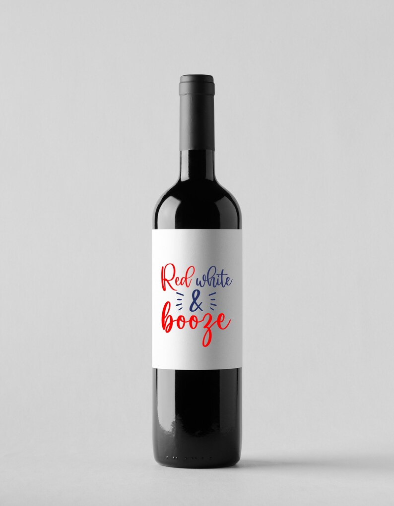 Red, White and Booze~ SVG for Shirts ~ Instant Download ~ SVG Files for ...