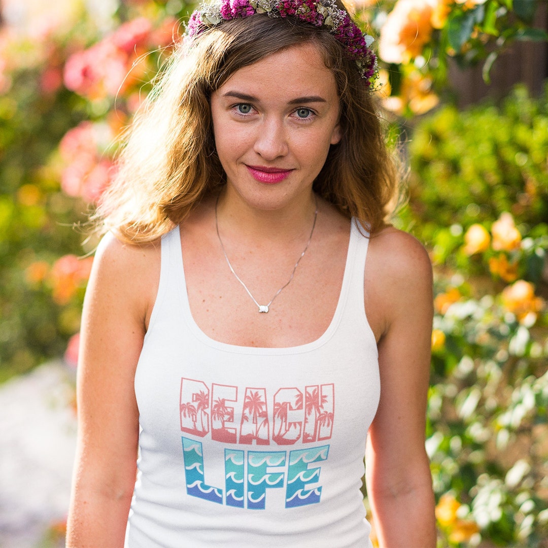 Beach Life, Bachelorette Party, Matching Girls Trip Tank Top, Ideal ...