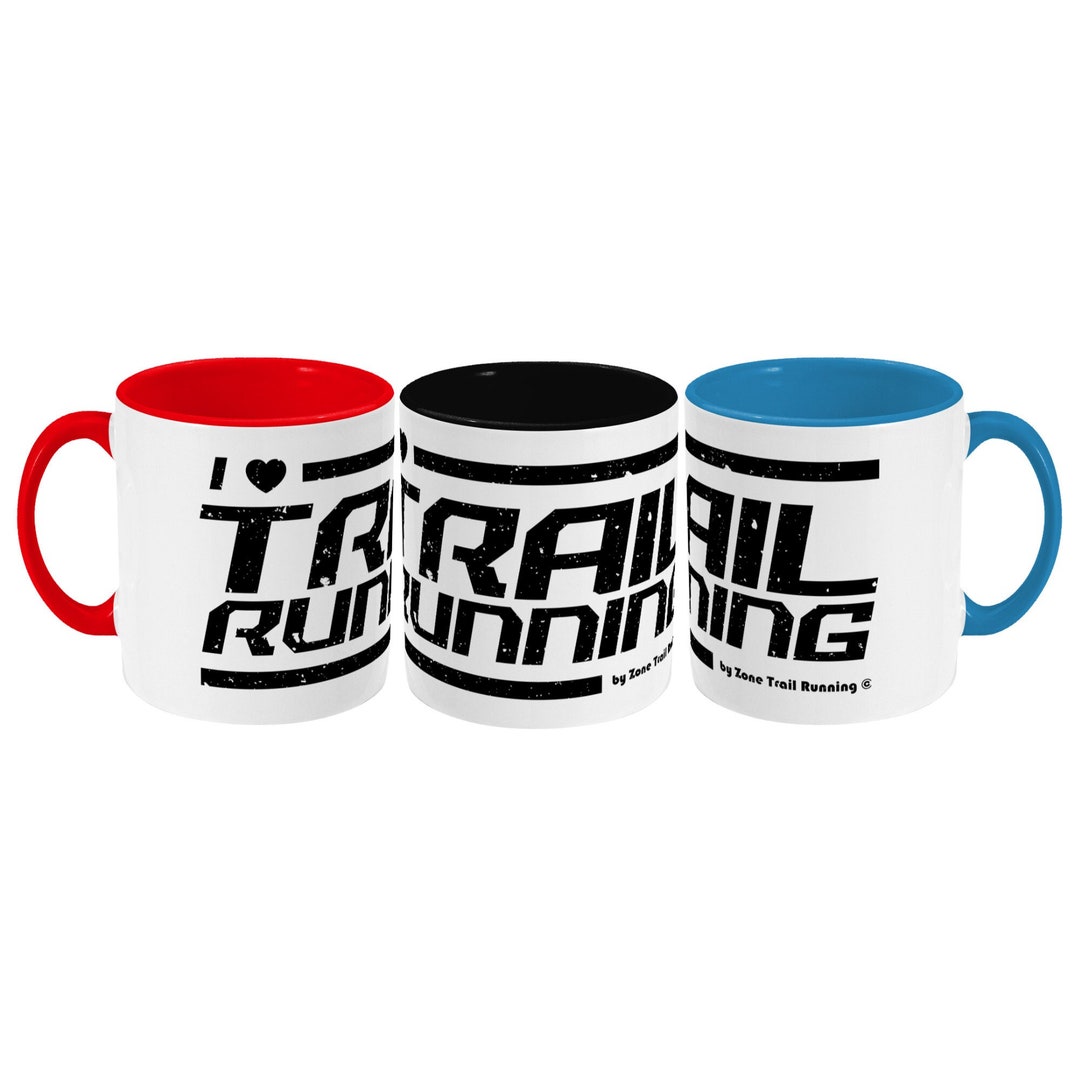 I Love Trail Running Mug by Zone Trail Running Running Gift, Gift for ...