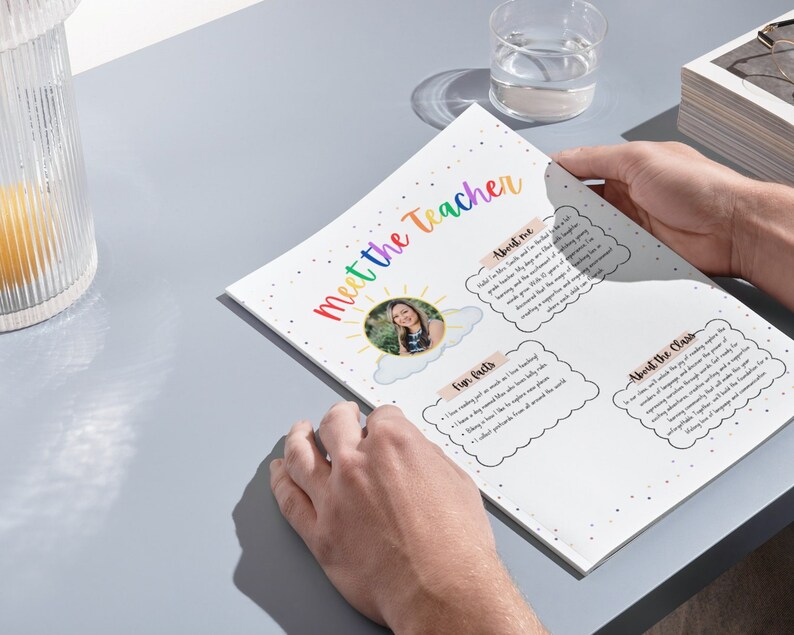 Meet the Teacher Classroom Printable Template, Meet the Teacher Letter ...