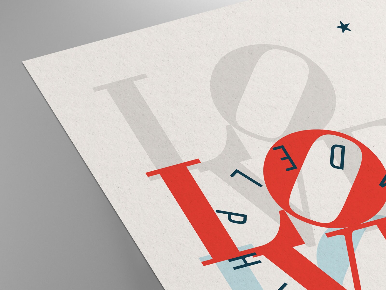 PHILLY Love Typography Wall Art Poster Print 01 - Etsy