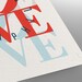 PHILLY Love Typography Wall Art Poster Print 01 - Etsy