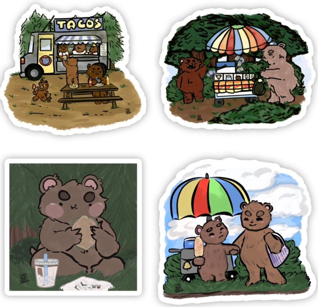 Latino Nostalgia-los Ositos(little Bears) Kawaii Stickers| Cute Sticker ...