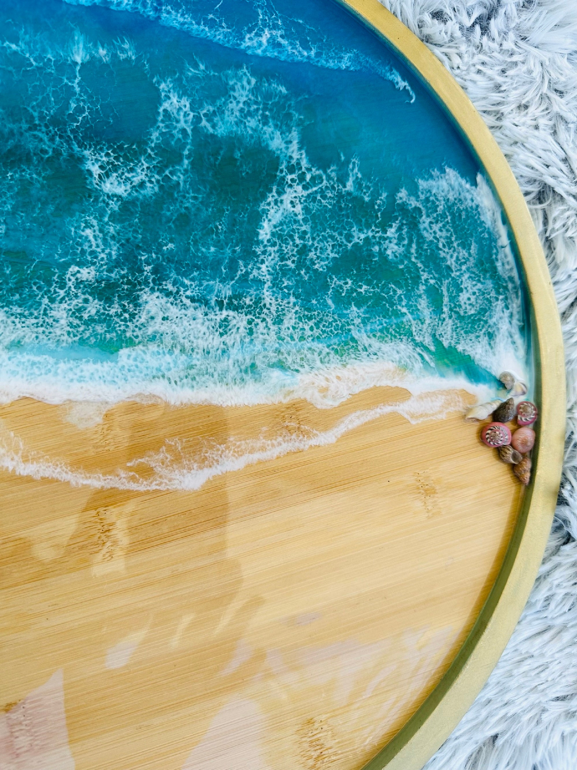 Ocean Waves Epoxy Resin Serving Boards and Trays - Etsy